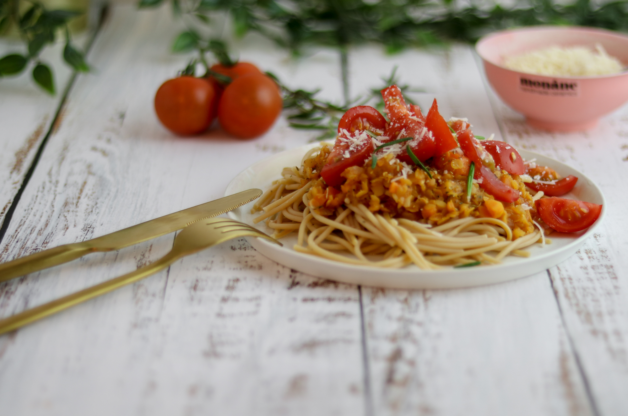 FitFood // schnelles Rezept für vegane Linsenbolognese - BakingLifeStories
